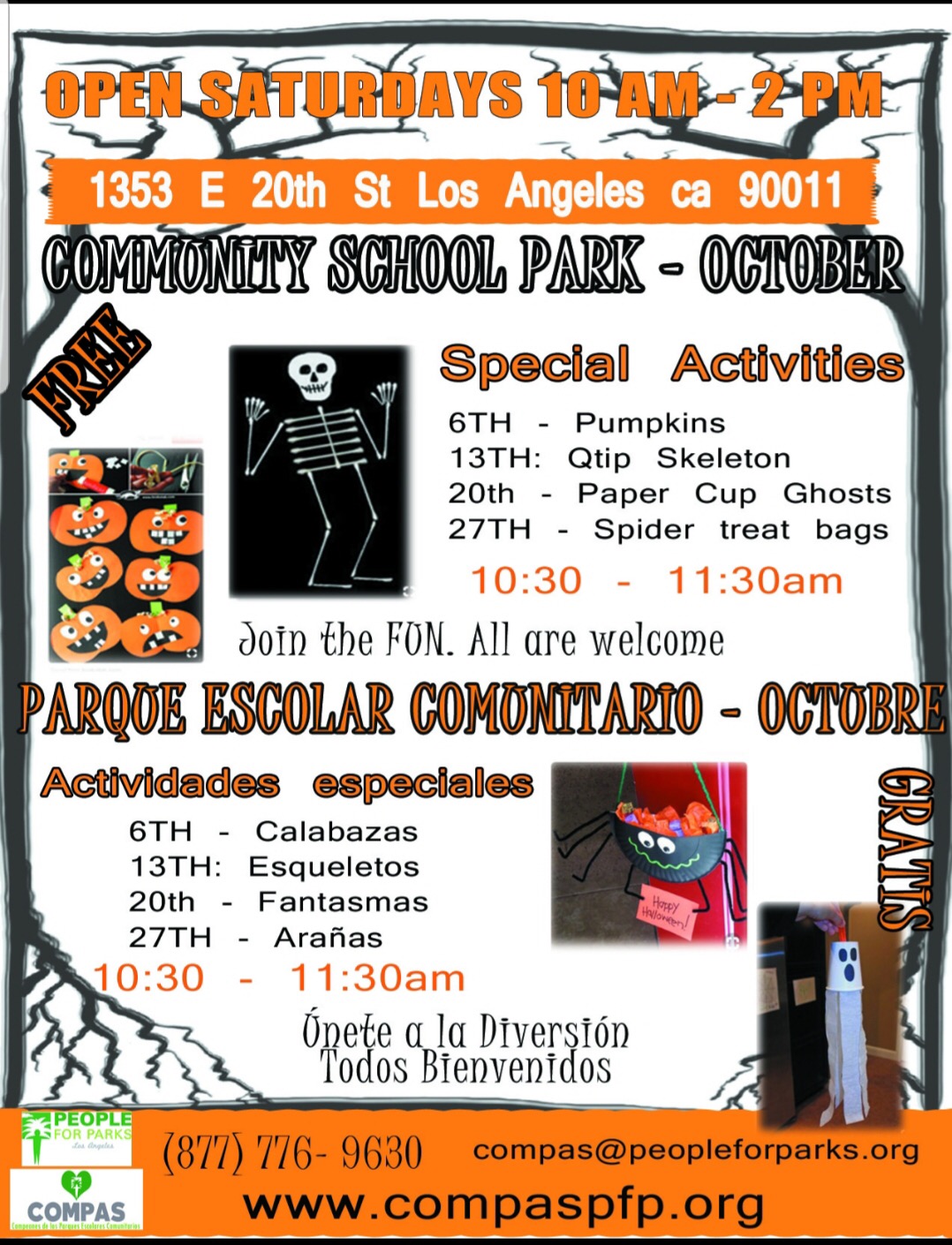 October Activities at our CSPs! - People for Parks