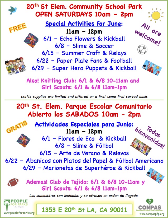 Check Out Our CSP Activities for June 2019! - People for Parks