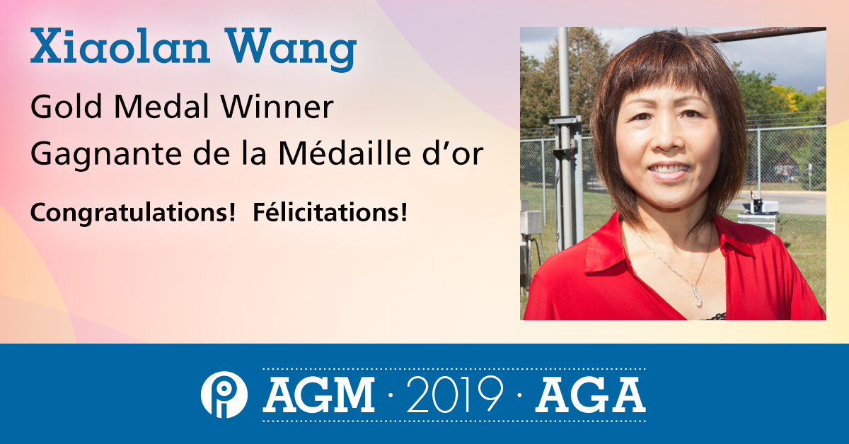 PIPSC Gold Medal Awarded to Dr. Xiaolan Wang | The Professional Institute of the Public Service ...