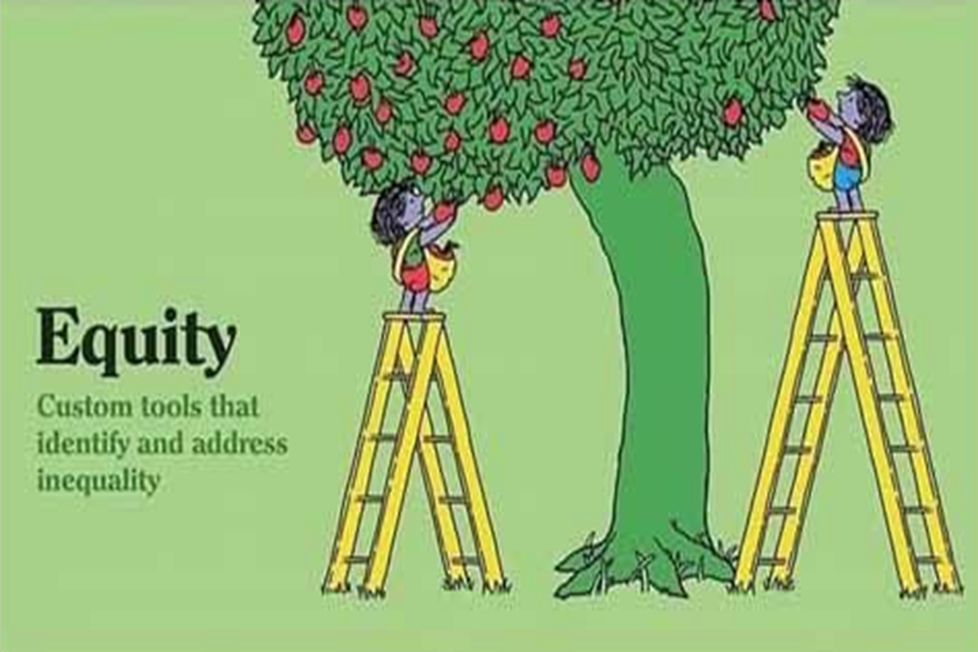 Cartoon shows the difference between ‘equality’ and ‘equity’ - Right ...
