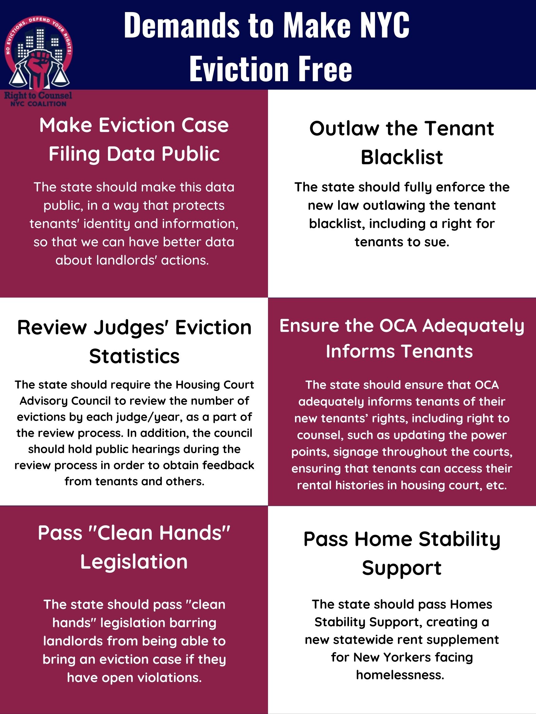 Making NY Eviction Free - Right to Counsel NYC Coalition