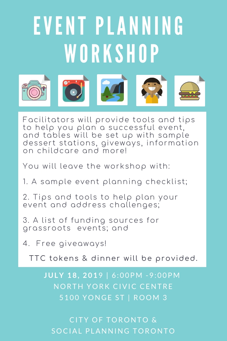 Event Planning - Social Planning Toronto