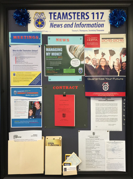 Check out this Teamster Bulletin Board! - Teamsters 117