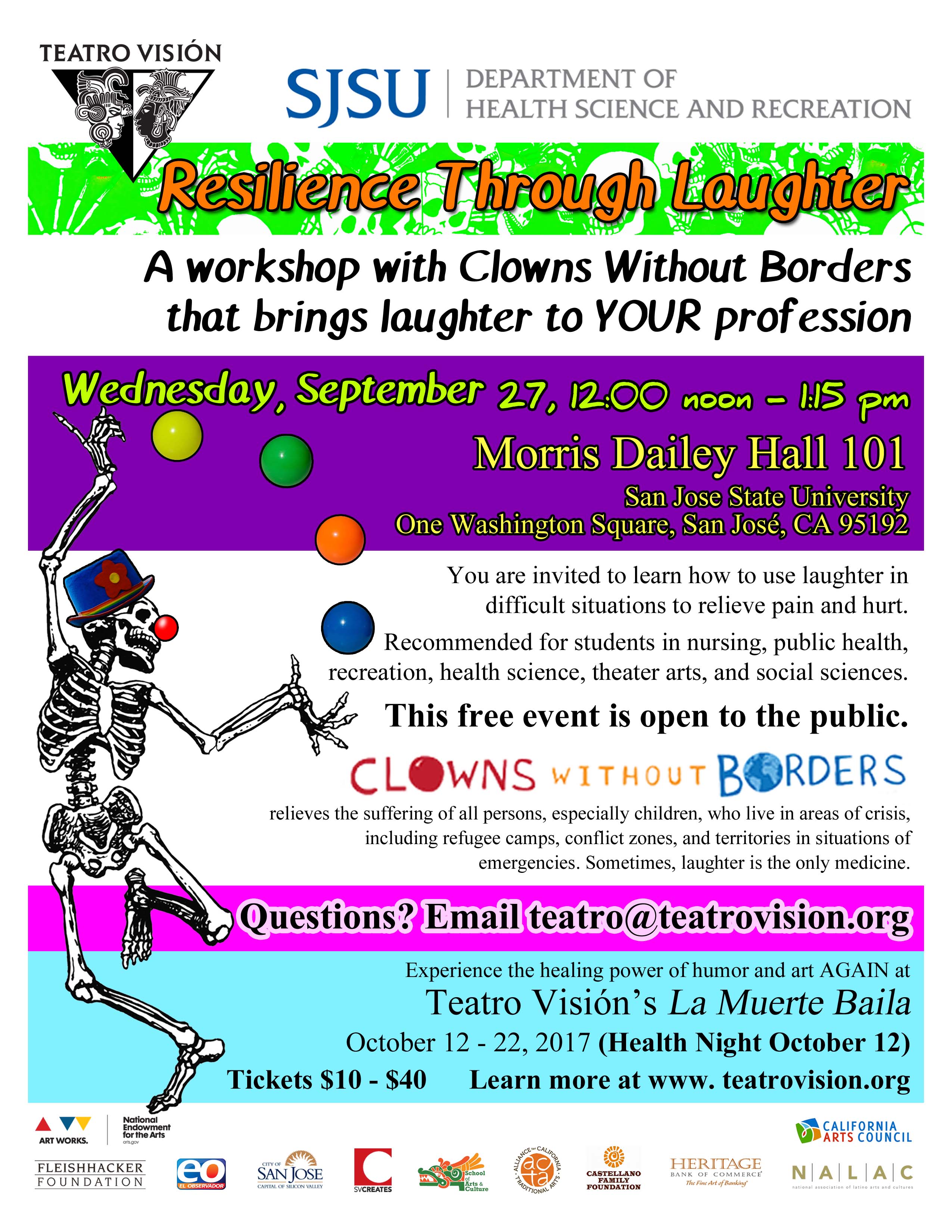 Resilience Through Laughter - Teatro Visión