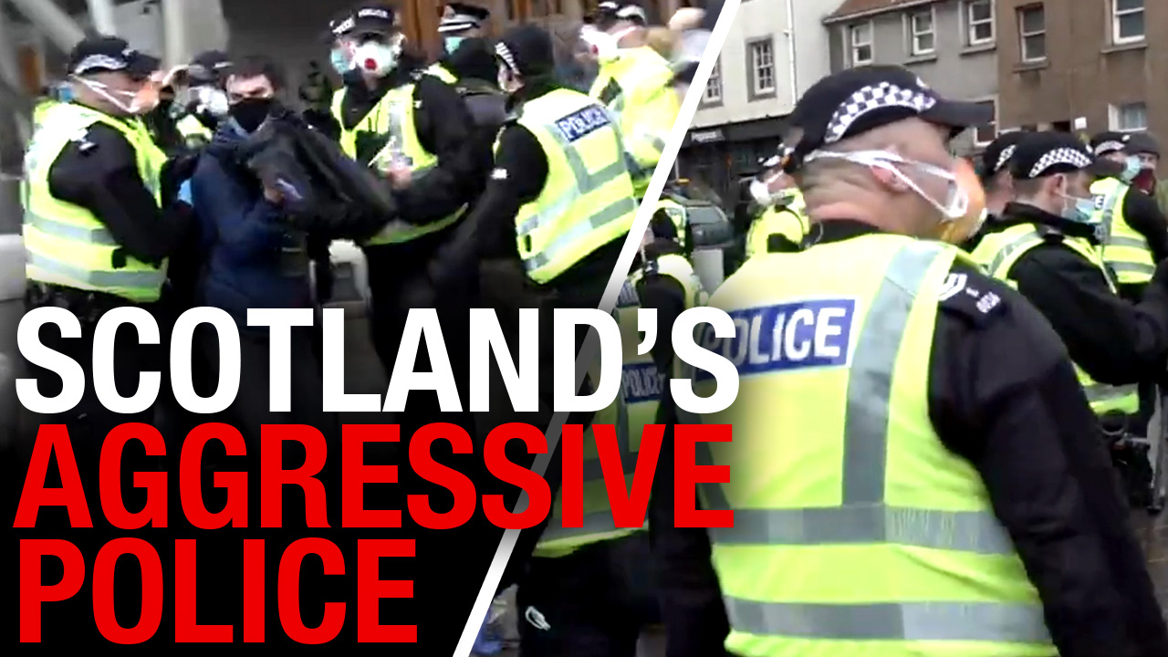 Scottish Lockdown: Arrested and fined at an Edinburgh rally - Rebel News