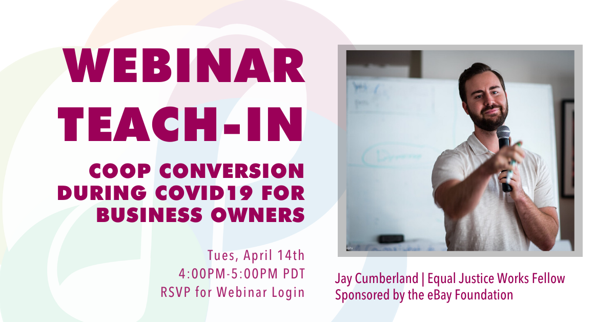 Webinar Teach In Co Op Conversion During Covid 19 For Business Owners