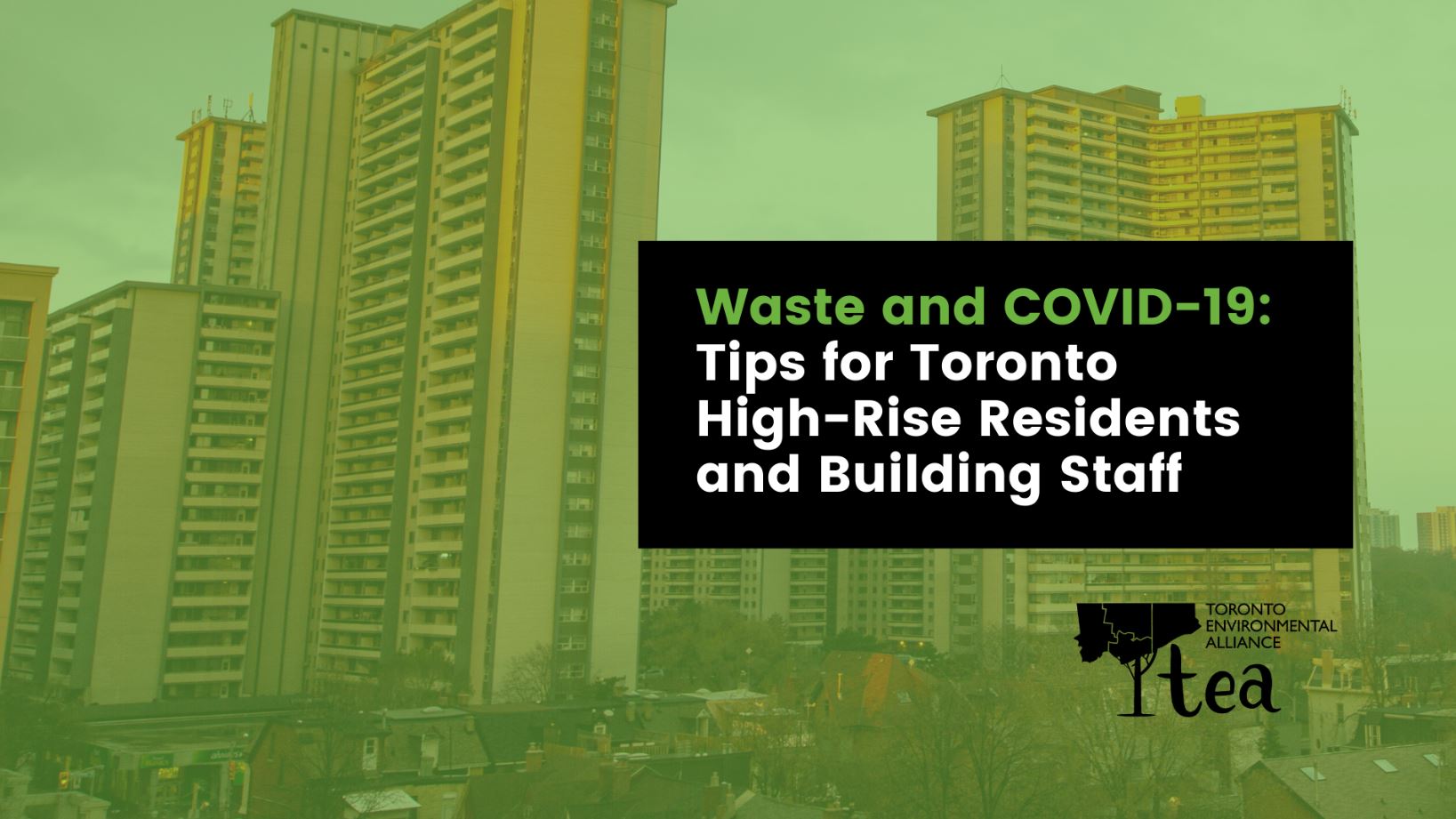 COVID-19 and Waste: Tips for High-Rise Buildings - Toronto ...
