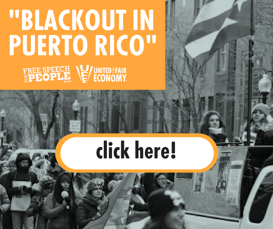 New Report: "Blackout in Puerto Rico- How 120 years of corporate ...