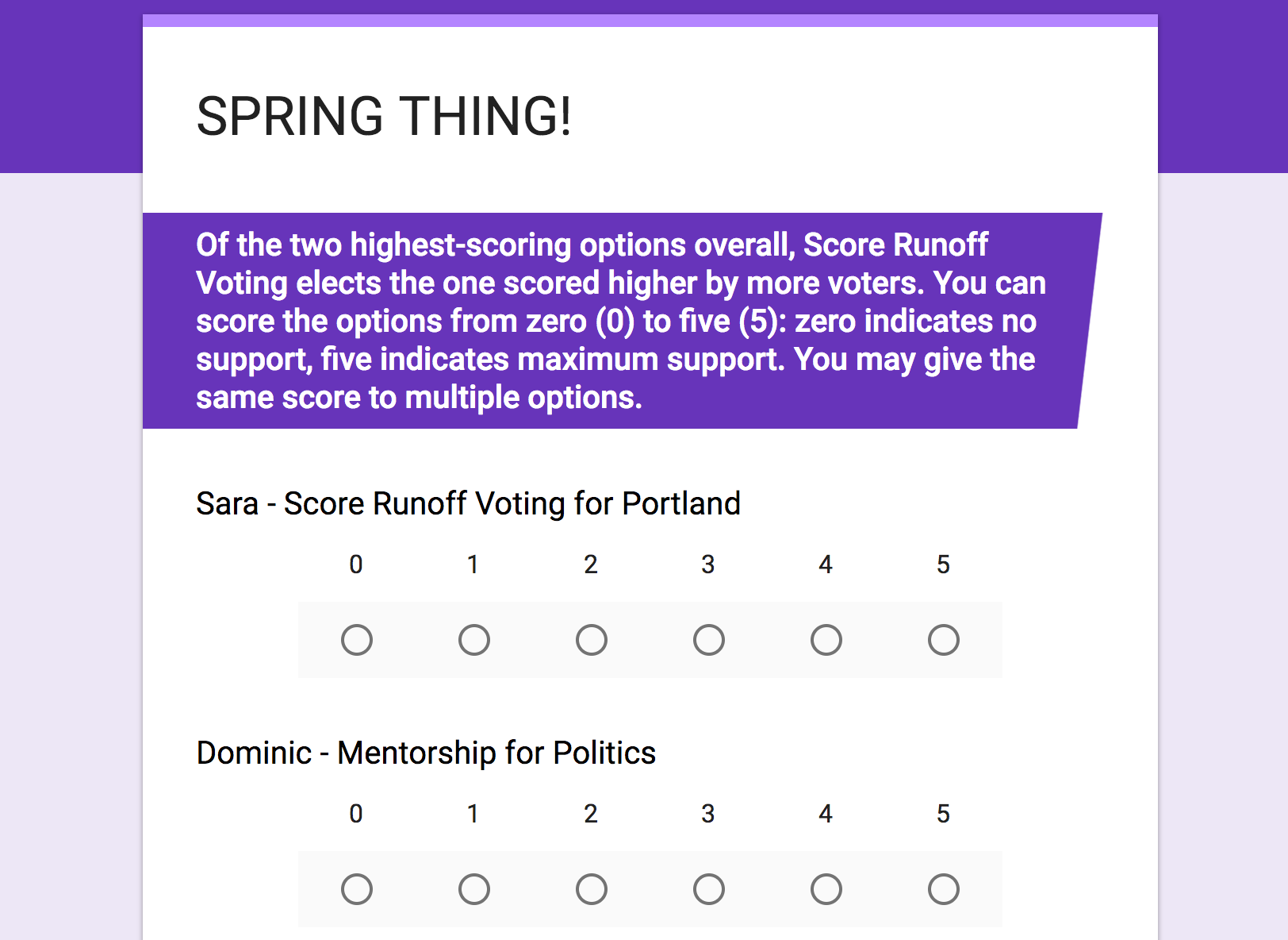 Score Runoff Voting - First Use in a Public Poll! - Equal Vote Coalition
