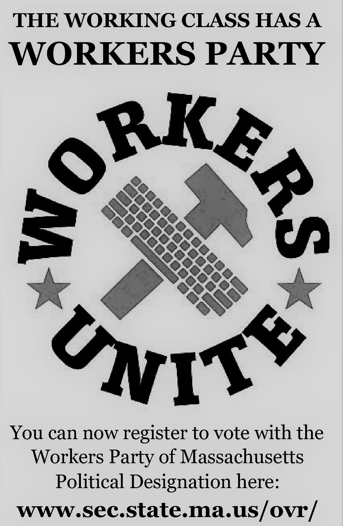 Voter Registration - Workers Party of Massachusetts