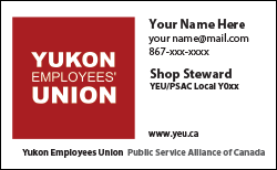 Stewards - Yukon Employees' Union